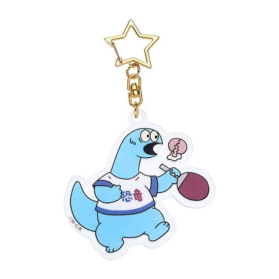 Gal And Dino Goodsmile Moment Keychain Glow In The Dark Table Tennis 7cm