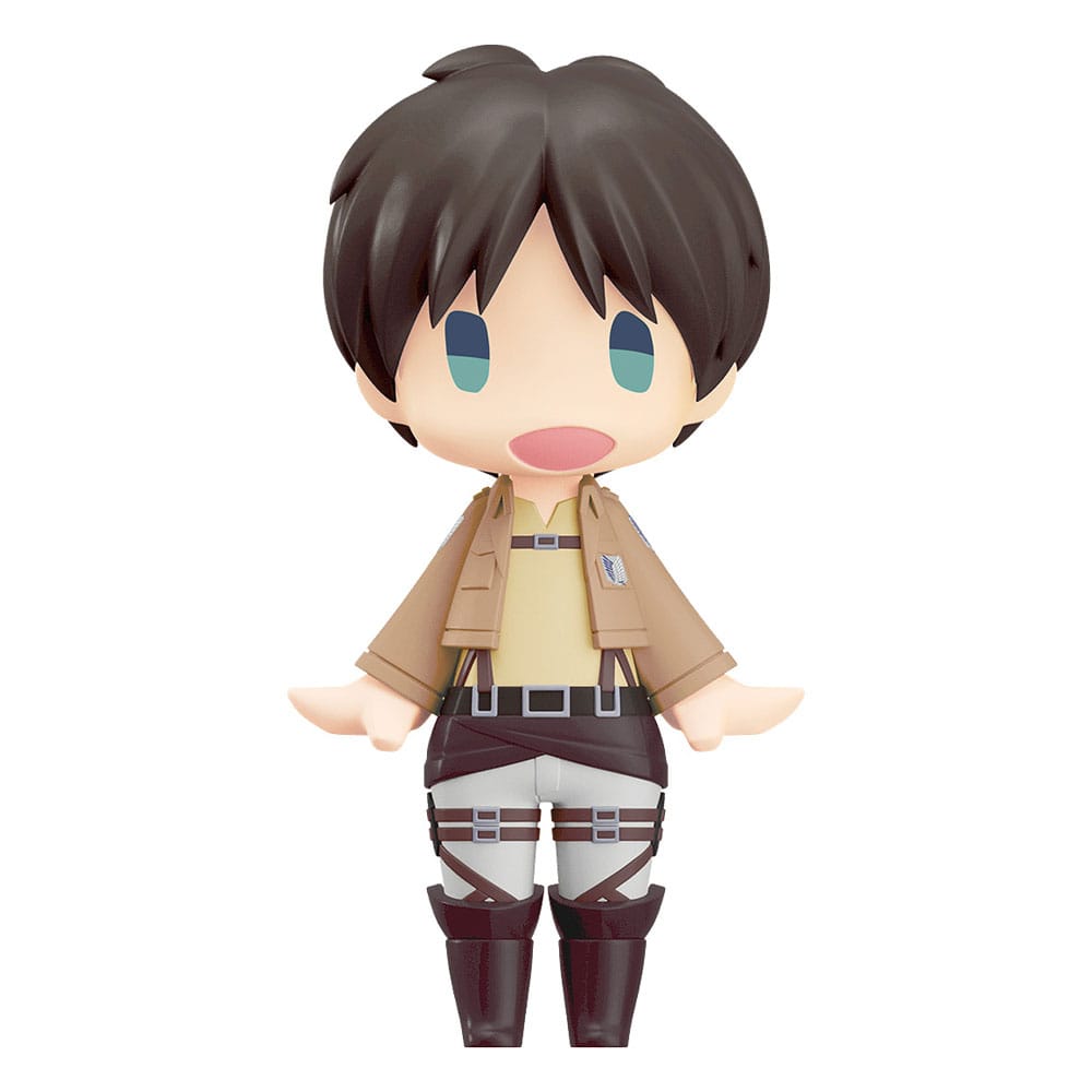 Attack on Titan HELLO! GOOD SMILE Action Figure Eren Yeager 10cm ...
