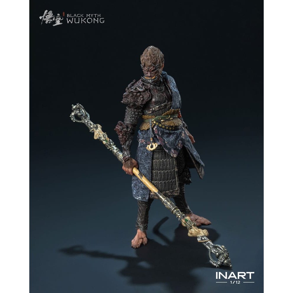 Black Myth: Wukong Action Figure 1/12 The Destined One in the Bronze A ...