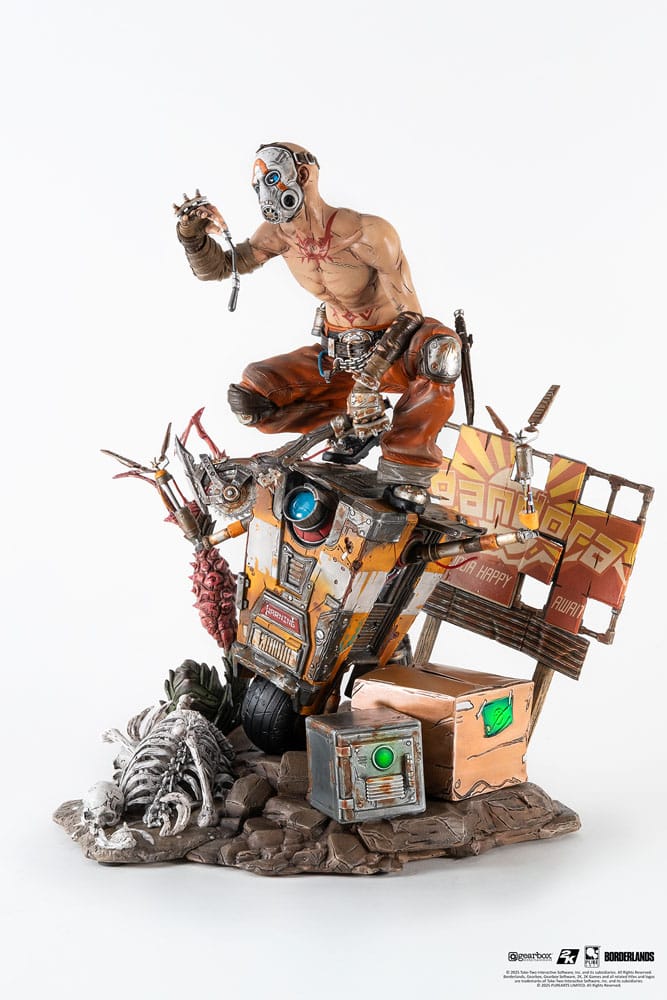 Borderlands 3 Statue 1/6 Psycho & Claptrap Diorama 40cm – Hobby Figures