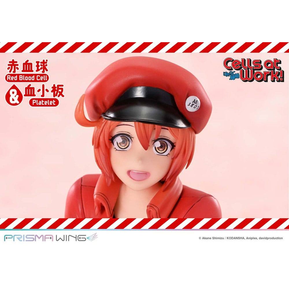 Cells at Work Prisma Wing PVC Statue Red Blood Cell & Platelet 26cm ...