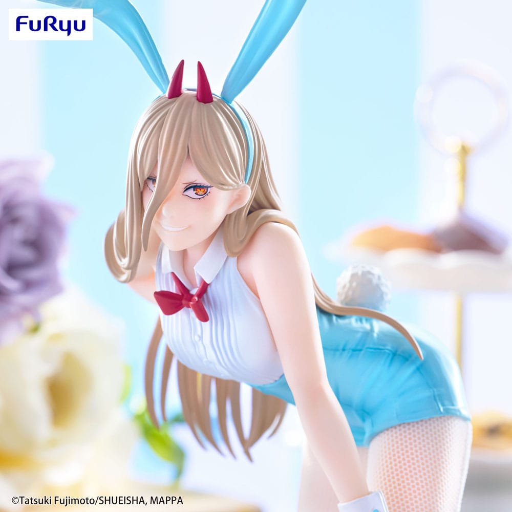 Chainsaw Man BiCute Bunnies PVC Statue Power Light Blue Color Ver. 25c ...