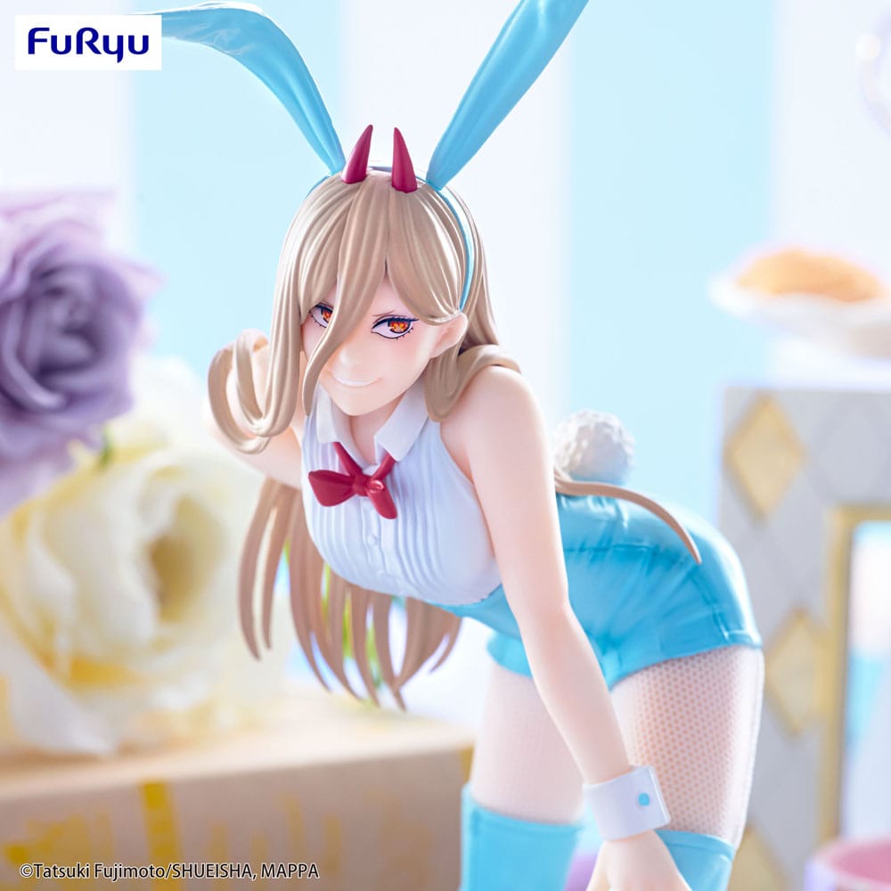 Chainsaw Man BiCute Bunnies PVC Statue Power Light Blue Color Ver. 25c ...