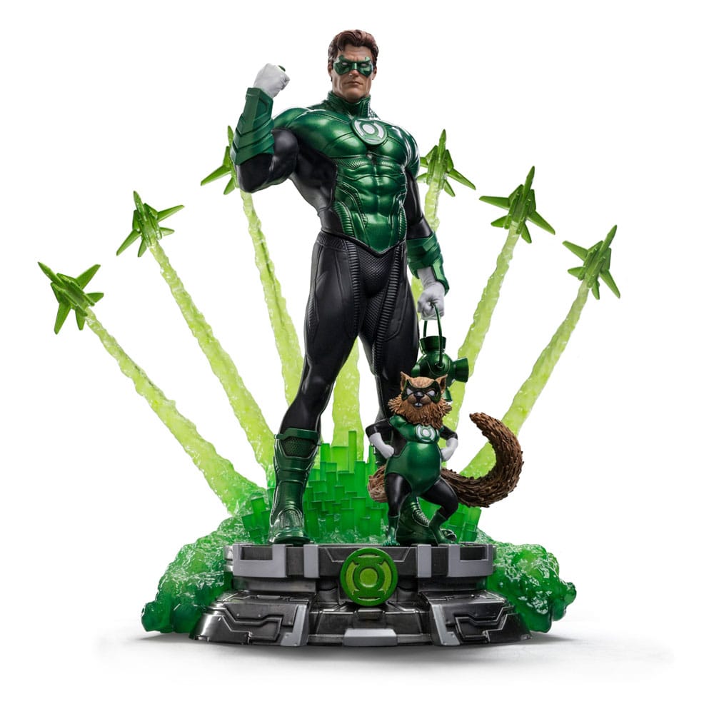 DC Comics Art Scale Deluxe Statue 1/10 Green Lantern Unleashed 24cm ...