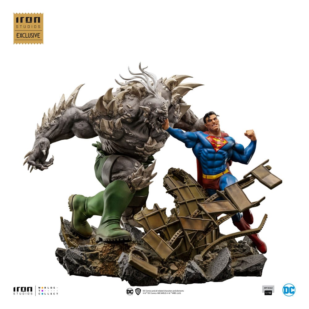 DC Comics BDS Art Scale Statue 1/10 Superman vs Doomsday heo EU Exclus ...