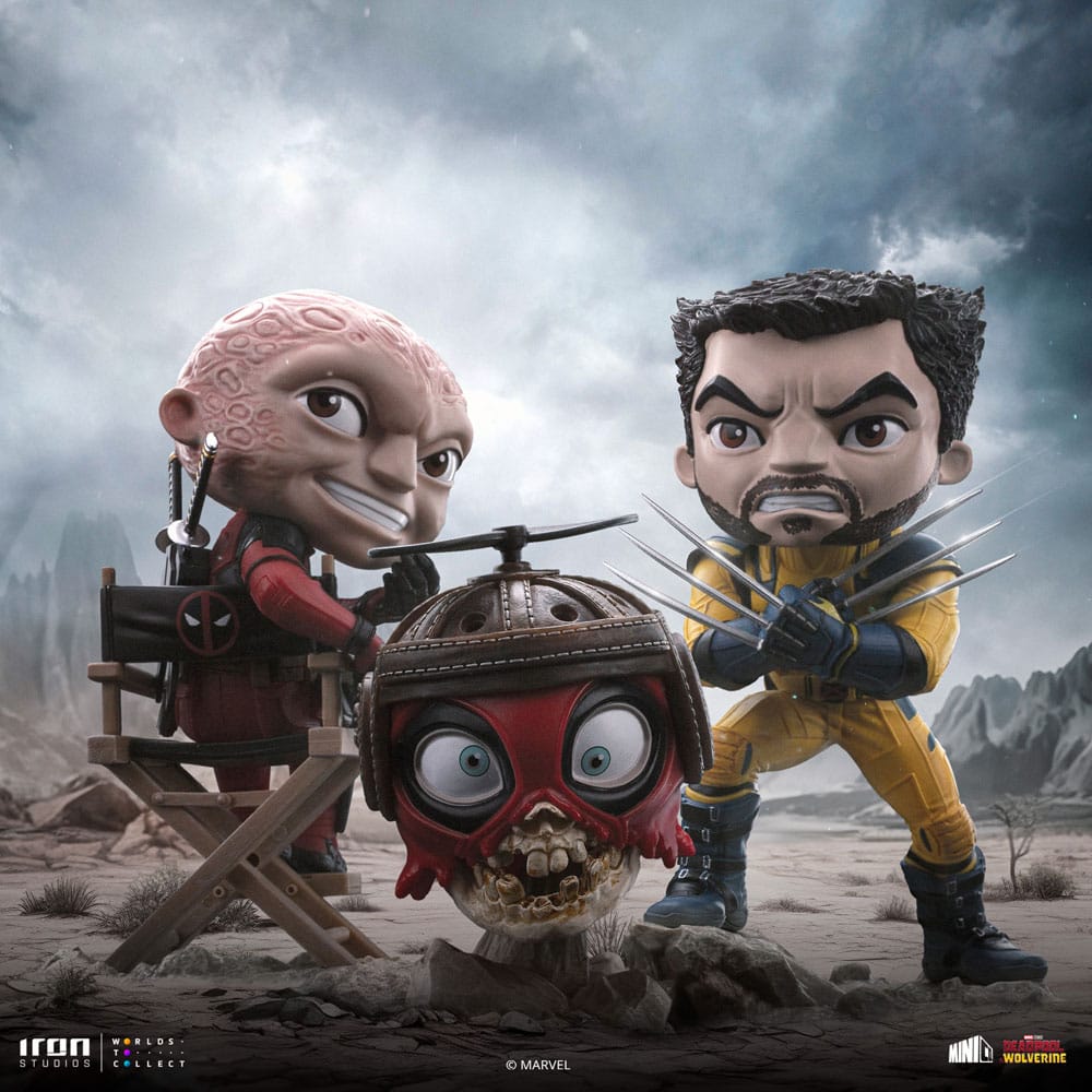 Deadpool & Wolverine Mini Co. PVC Figure Deadpool and Wolverine set Un ...
