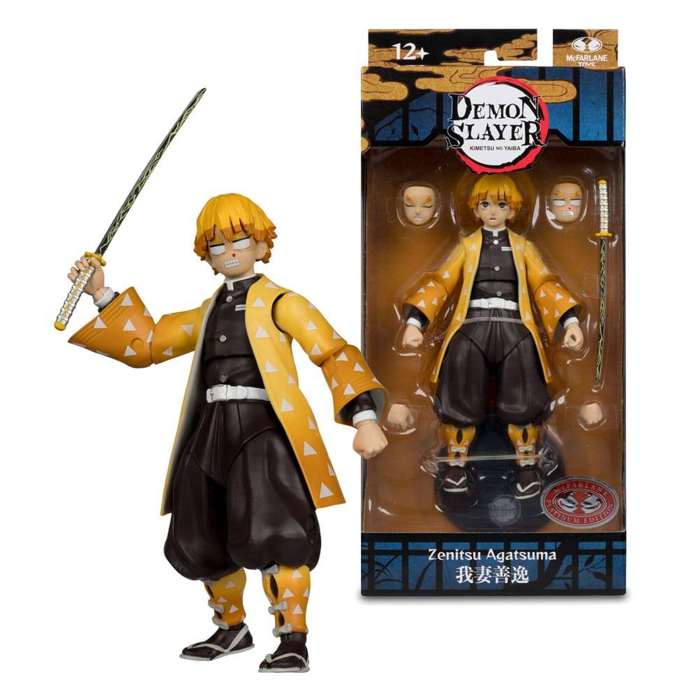 Demon Slayer: Kimetsu no Yaiba Action Figure Zenitsu Agatsuma Plantinu ...