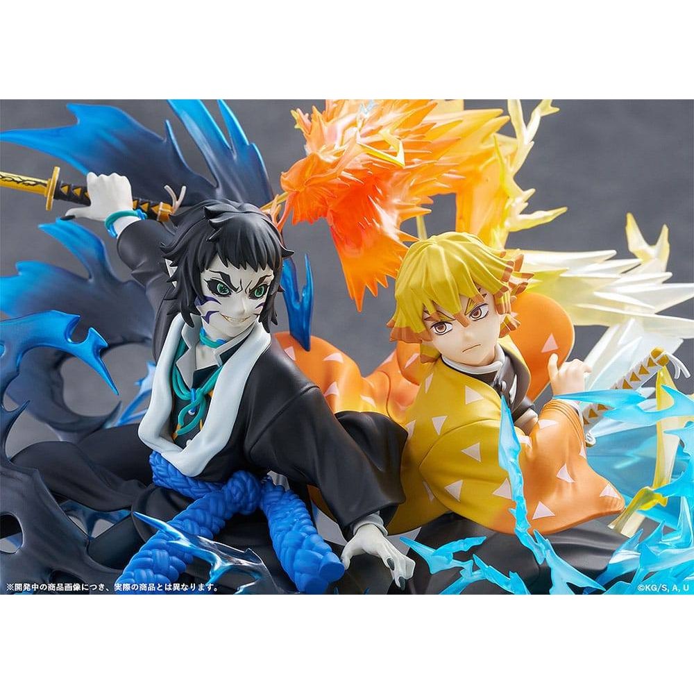Demon Slayer: Kimetsu no Yaiba PVC Statue Zenitsu Agatsuma & Kaigaku 1 ...