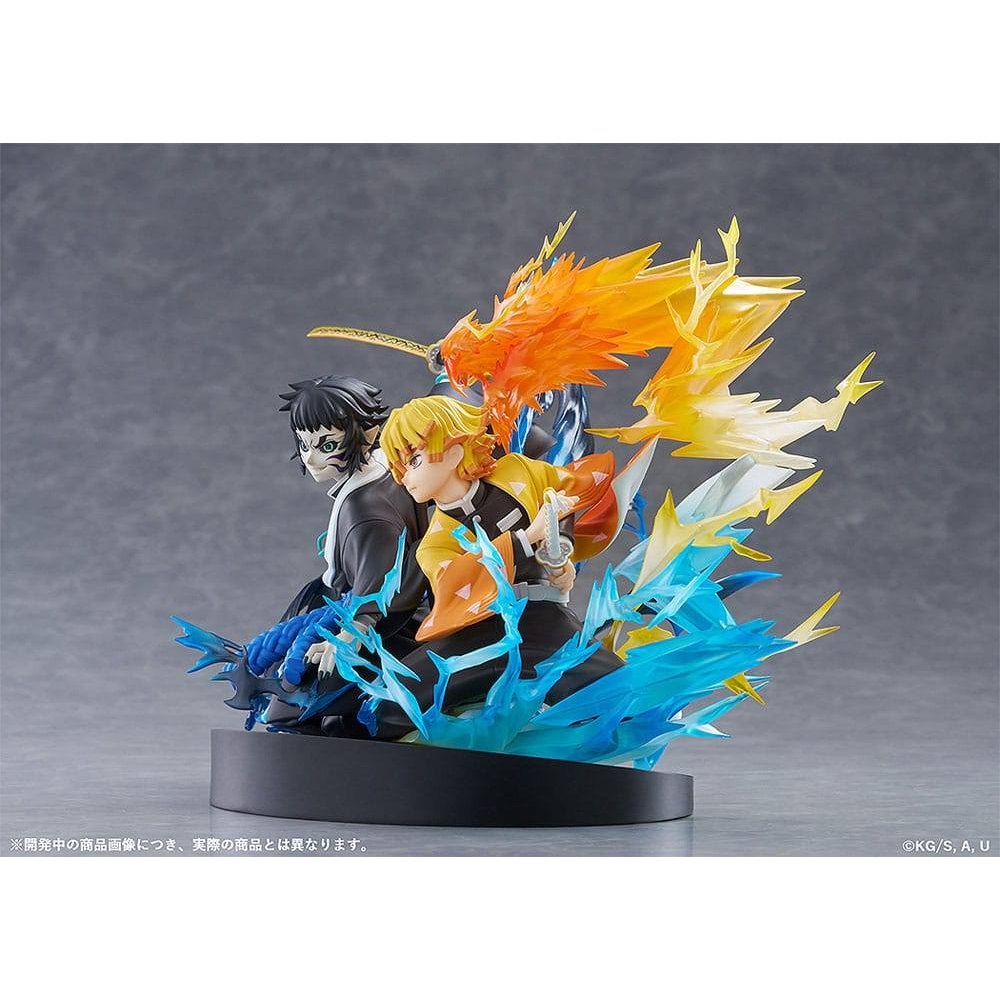 Demon Slayer: Kimetsu no Yaiba PVC Statue Zenitsu Agatsuma & Kaigaku 1 ...