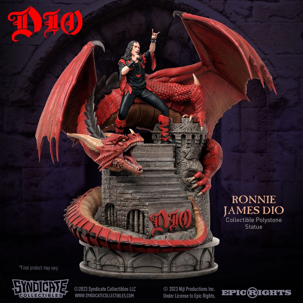Dio Statue 1/10 Ronnie James Dio 36cm – Hobby Figures