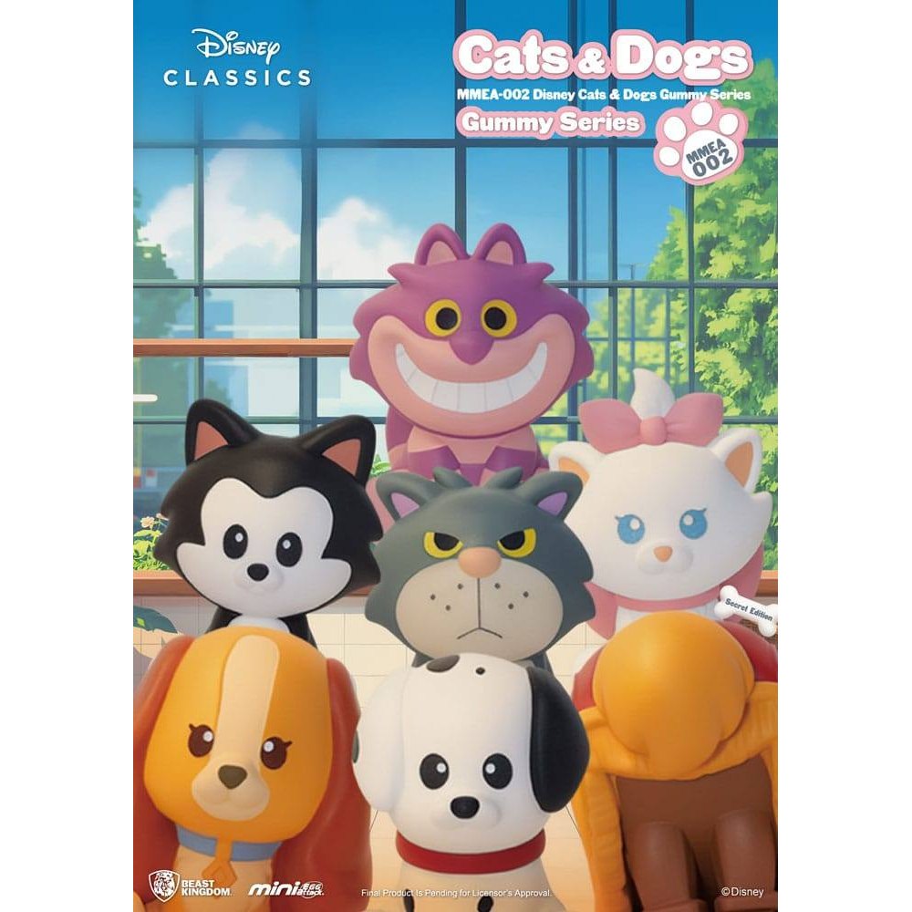 Disney Cats & Dogs Mini Egg Attack Blind Box Figures Gummy Series 3cm ...