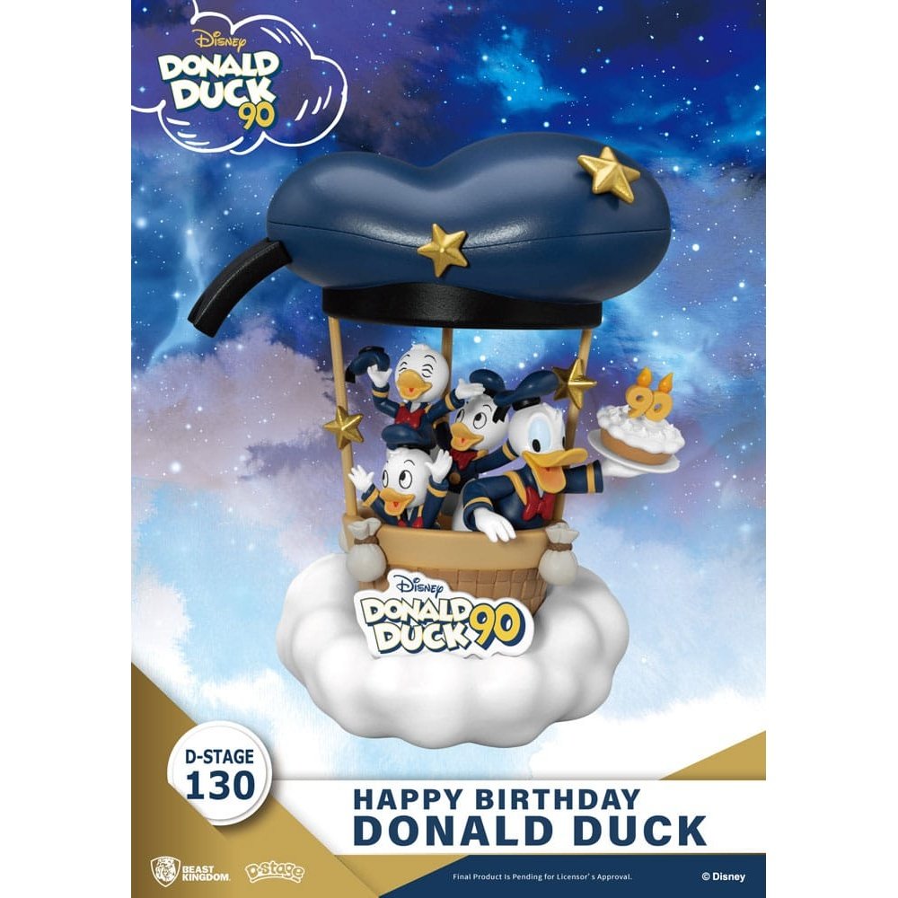 Disney D-Stage PVC Diorama Donald Duck 90th-Happy Birthday 14cm – Hobby ...