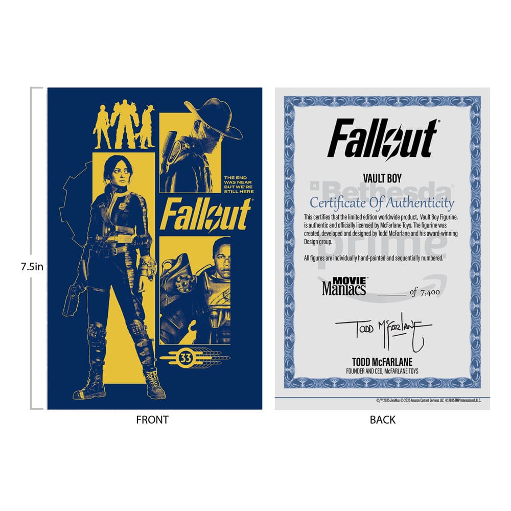 Fallout Movie Maniacs Action Figure Vault Boy Version 3 14cm – Hobby ...