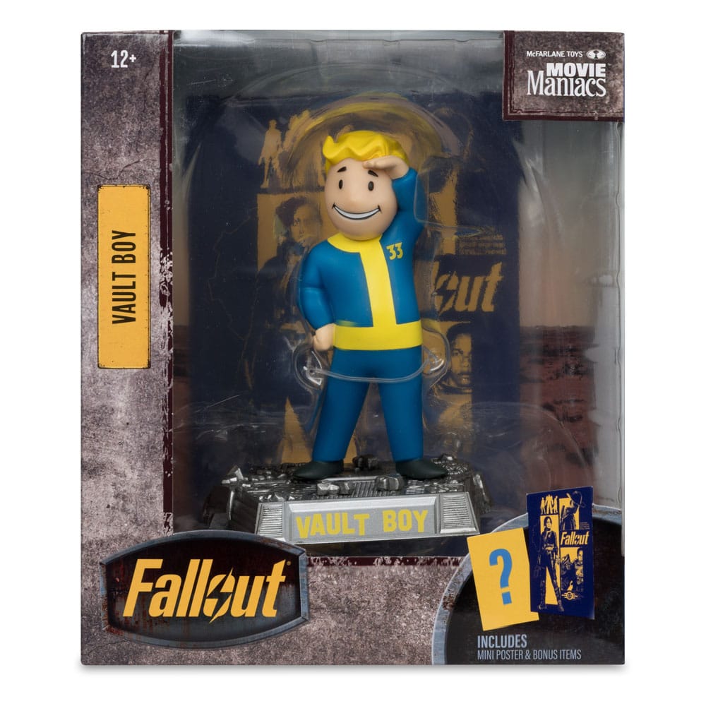 Fallout Movie Maniacs Action Figure Vault Boy Version 3 14cm – Hobby ...
