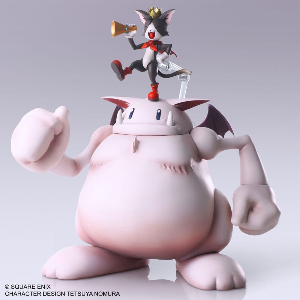 Final Fantasy VII Bring Arts Action Figure Set Cait Sith & Fat Moogle ...
