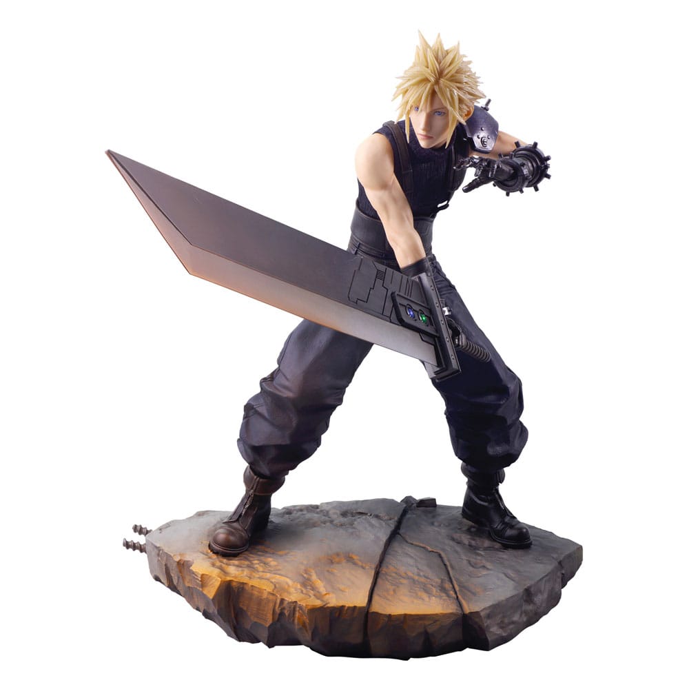 Final Fantasy VII Rebirth Static Arts Gallery Statue Cloud Strife 18cm ...