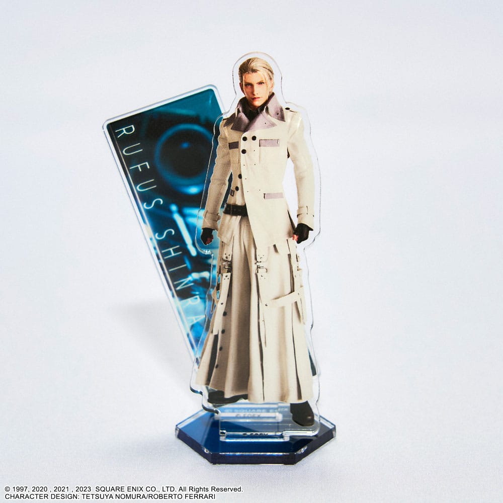 Final Fantasy VII Remake Acryl Figure Rufus Shinra 8cm – Hobby Figures