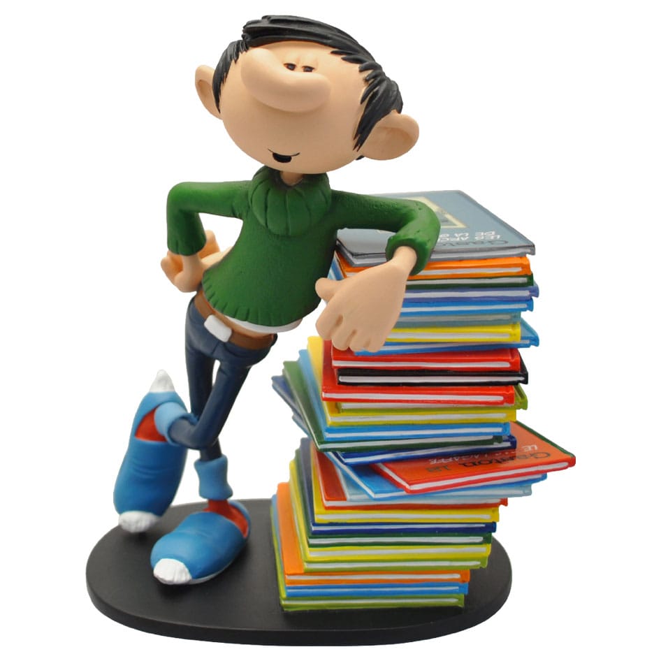 Gaston Statue Gaston Stack of Comics 16cm – Hobby Figures