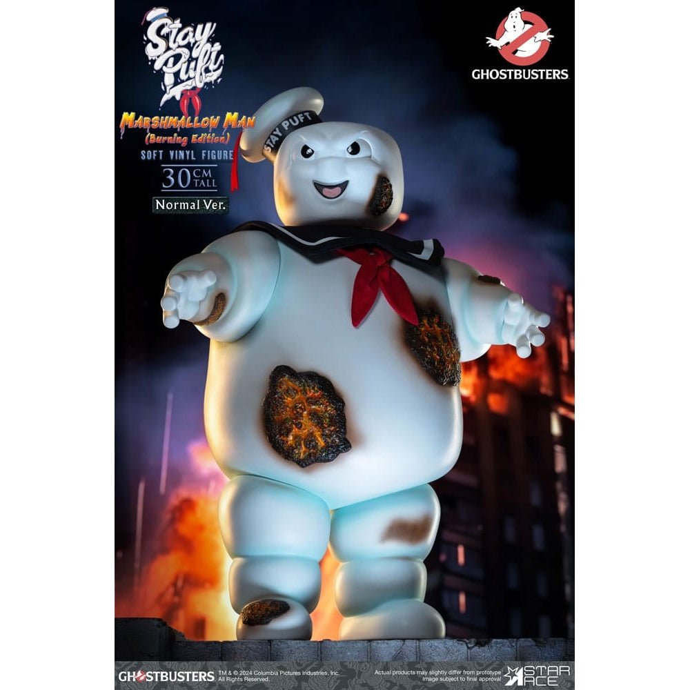 Ghostbusters Soft Vinyl Statue Stay Puft Marshmallow Man Burning Editi ...
