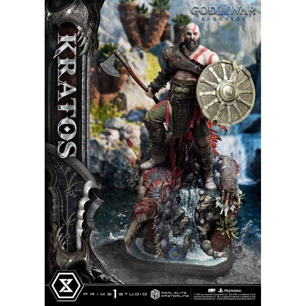 God of War: Ragnarok Real Elite Masterline Series Statue 1/3 Kratos Ul ...