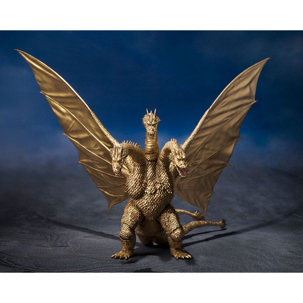 Godzilla S.H. Monster Arts Action Figure King Ghidora (1972) 25cm ...