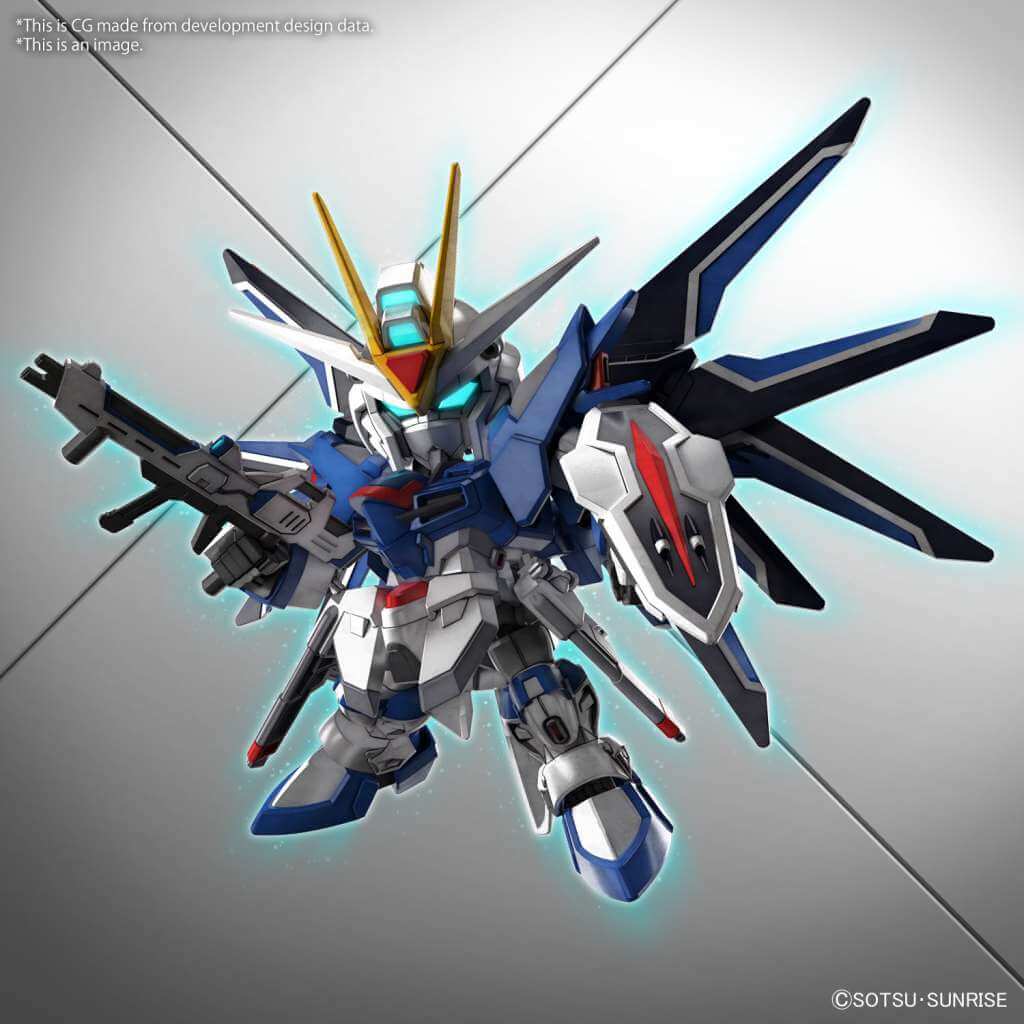 Gundam Model Kit Figure SD Gundam Ex Standard Gundam Rising Freedom 8c ...