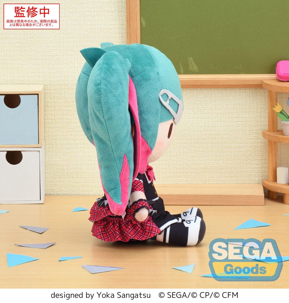 Hatsune Miku: Colorful Stage! Plush Figure Classroom SEKAI Miku L 27cm ...