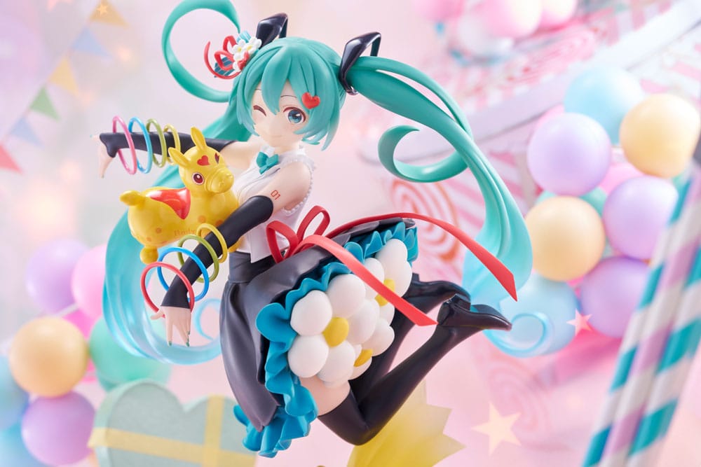 Hatsune Miku x Rody AMP+ PVC Statue Statue Thank You Ver. Reissue 20cm ...
