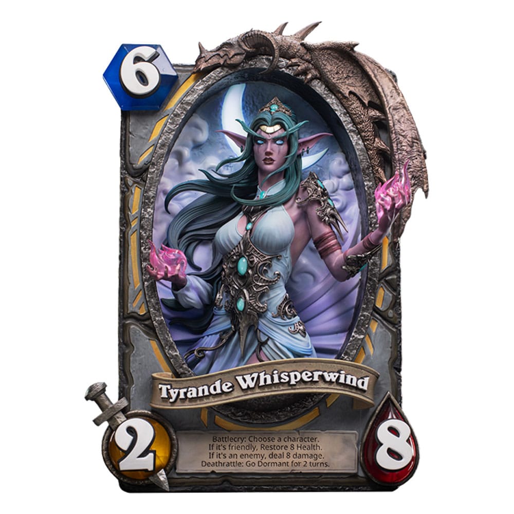 Hearthstone 3D Art Frame Statue Tyrande Whisperwind 31cm – Hobby Figures