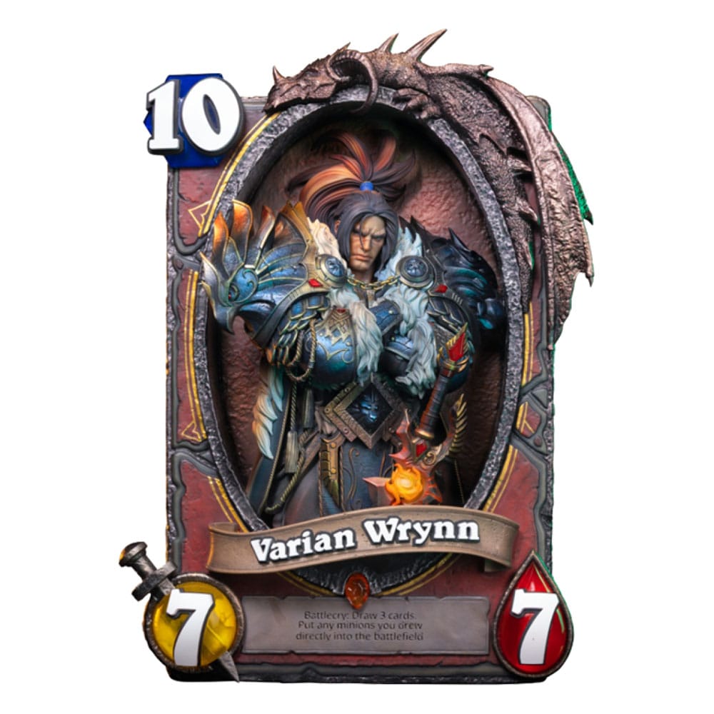 Hearthstone 3D Art Frame Statue Varian Wrynn 31cm – Hobby Figures