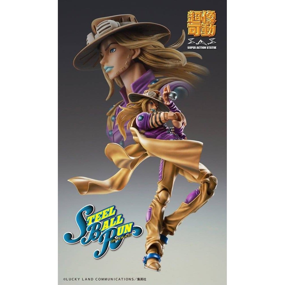 JoJo's Bizarre Adventure Part 7: Steel Ball Run Super Action Statue Ch ...