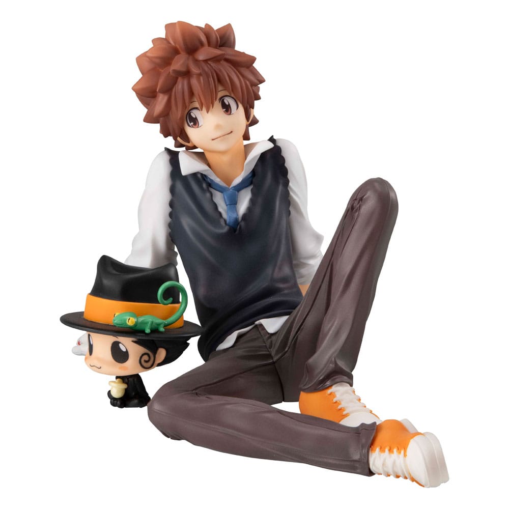 Katekyo Hitman Reborn! G.E.M. Series PVC Statue Tsuna & Reborn & Hibar ...