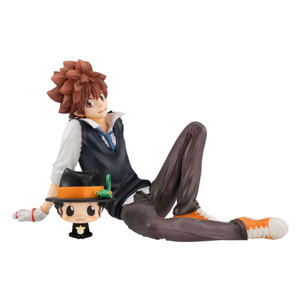 Katekyo Hitman Reborn! G.E.M. Series PVC Statue Tsuna & Reborn & Hibar ...