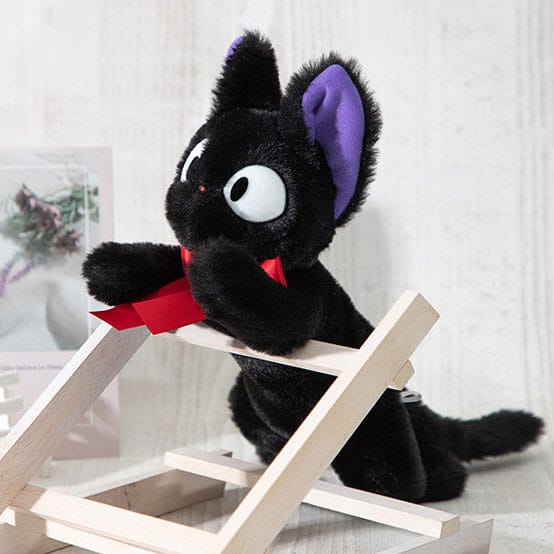 Kiki´s Delivery Service Nakayoshi Plush Figure Jiji Laying – Hobby Figures