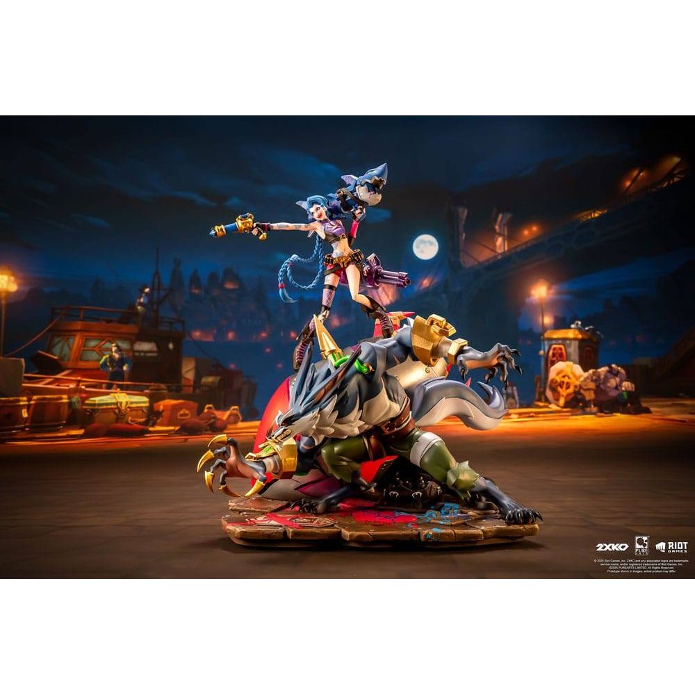 League of Legends Statue 1/10 2XKO Jinx & Warwick Diorama 37cm – Hobby ...