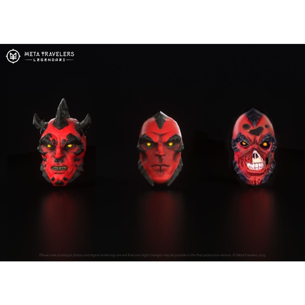 Legendari Accessory Pack Nibiru Villains Head Pack – Hobby Figures