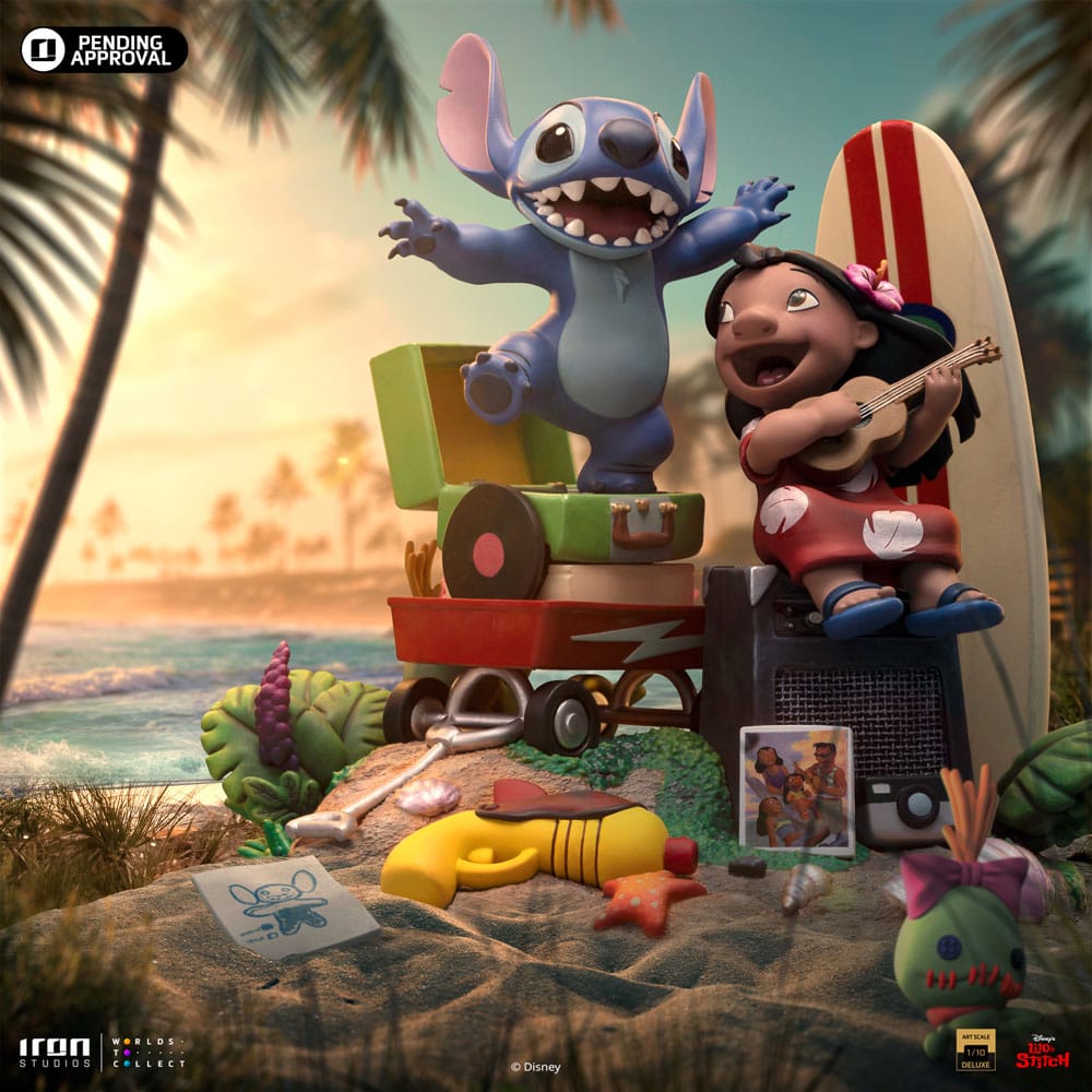 Lilo & Stitch Deluxe Art Scale Statue 1/10 Lilo & Stitch 20cm – Hobby ...