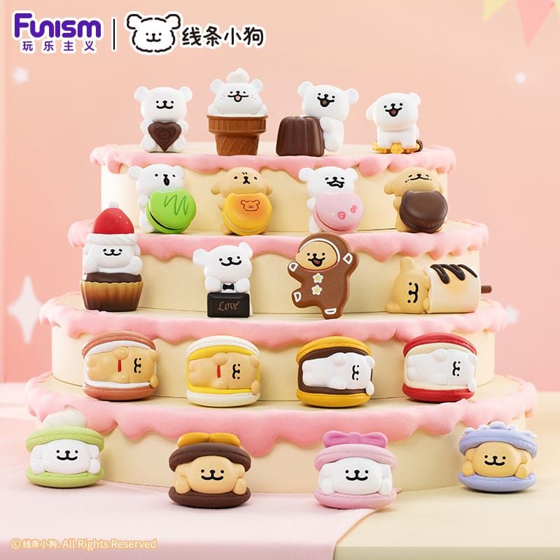 Maltese Sweet Box Series Mini Figures 3-Pack Puppy Face 9cm Display (6 ...