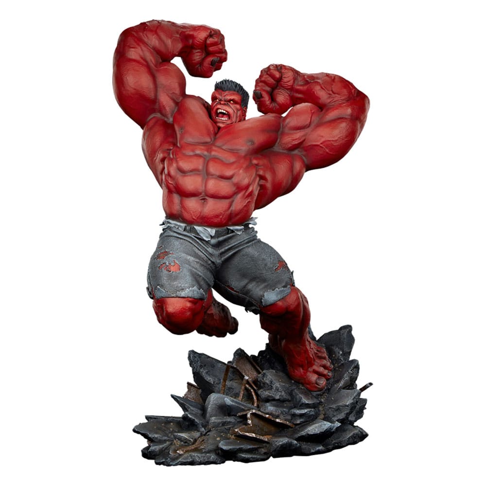 Marvel Premium Format Statue Red Hulk: Thunderbolt Ross 74cm – Hobby ...