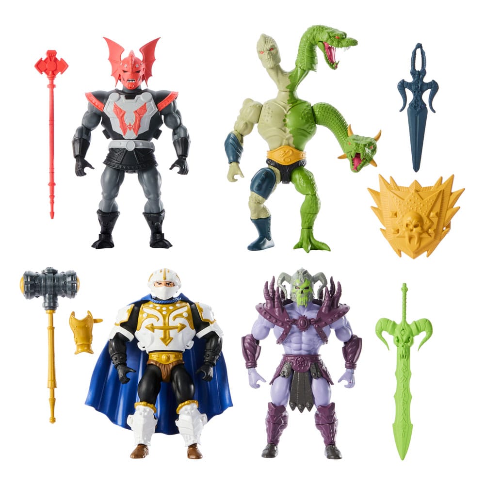 Masters of the Universe Origins Action Figure 4-Pack heo exclusive 14c ...