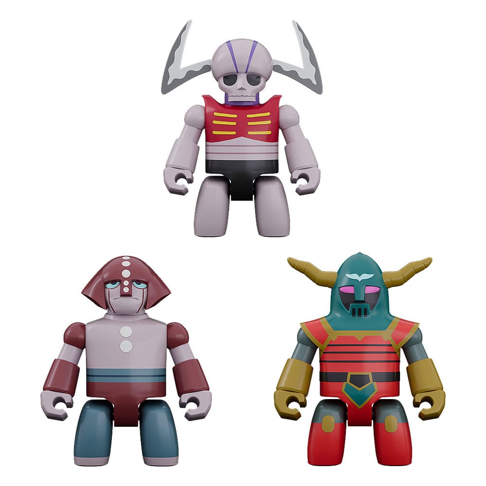 Mazinger Z Brickroid Action Figure Mechanical Beasts Set 1 5cm – Hobby ...