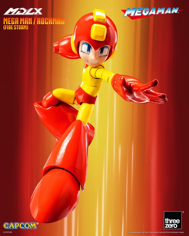 Mega Man MDLX Action Figure Mega Man / Rockman (Fire Storm) 10cm ...