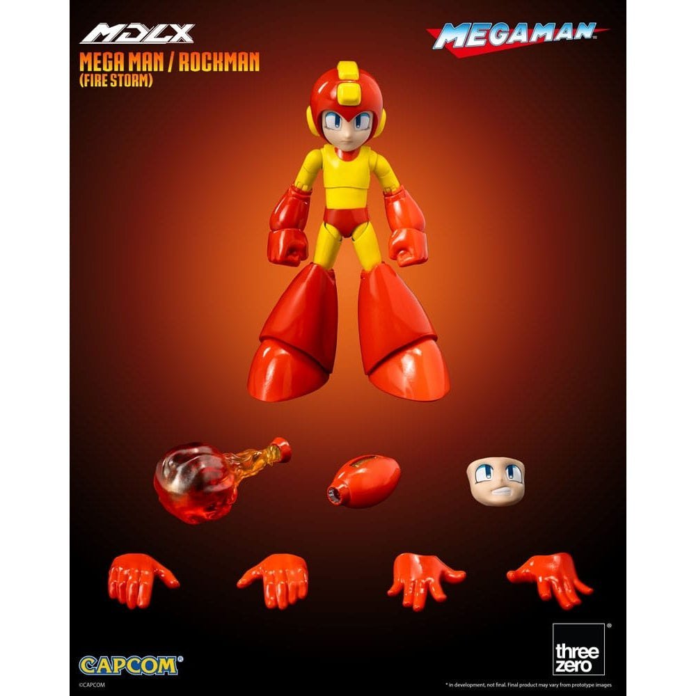 Mega Man MDLX Action Figure Mega Man / Rockman (Fire Storm) 10cm ...