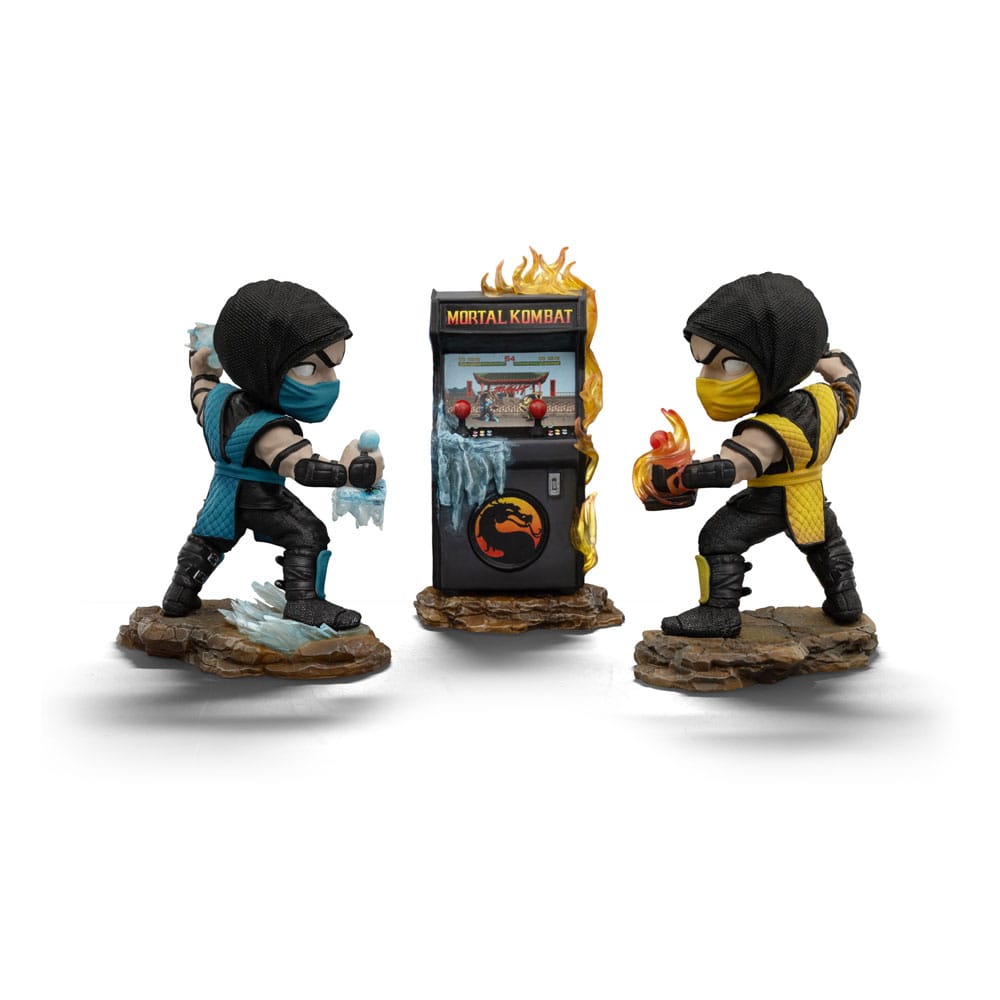 Mortal Kombat Mini Co. PVC Figures Scorpion vs. Subzero Arcade Set 15c ...