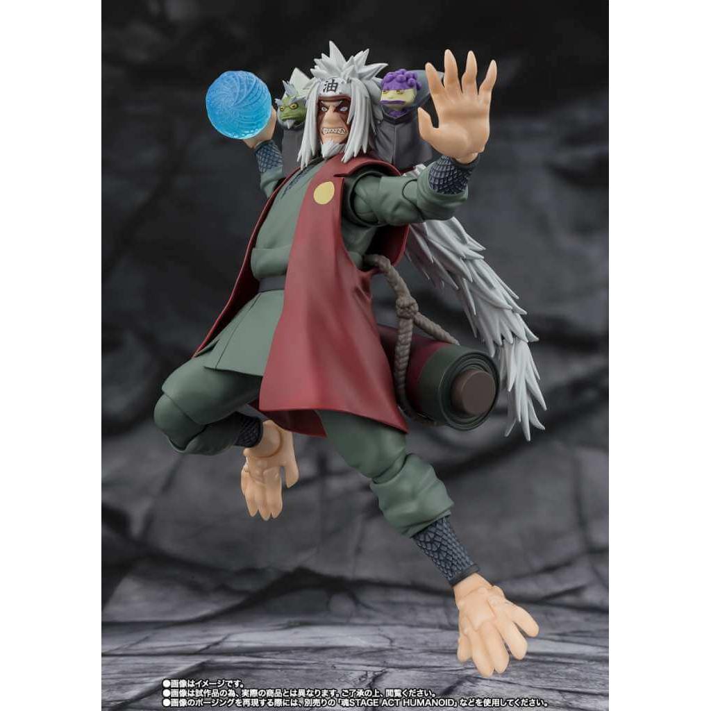 Naruto S.H. Figuarts Action Figure Jiraiya Hidden Leaf Heroic Sage Mod ...