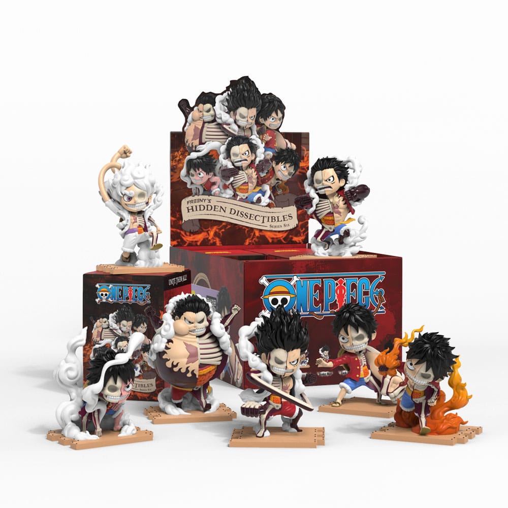 One Piece Blind Box Hidden Dissectibles Series 6 (Luffy Gear's) Displa ...