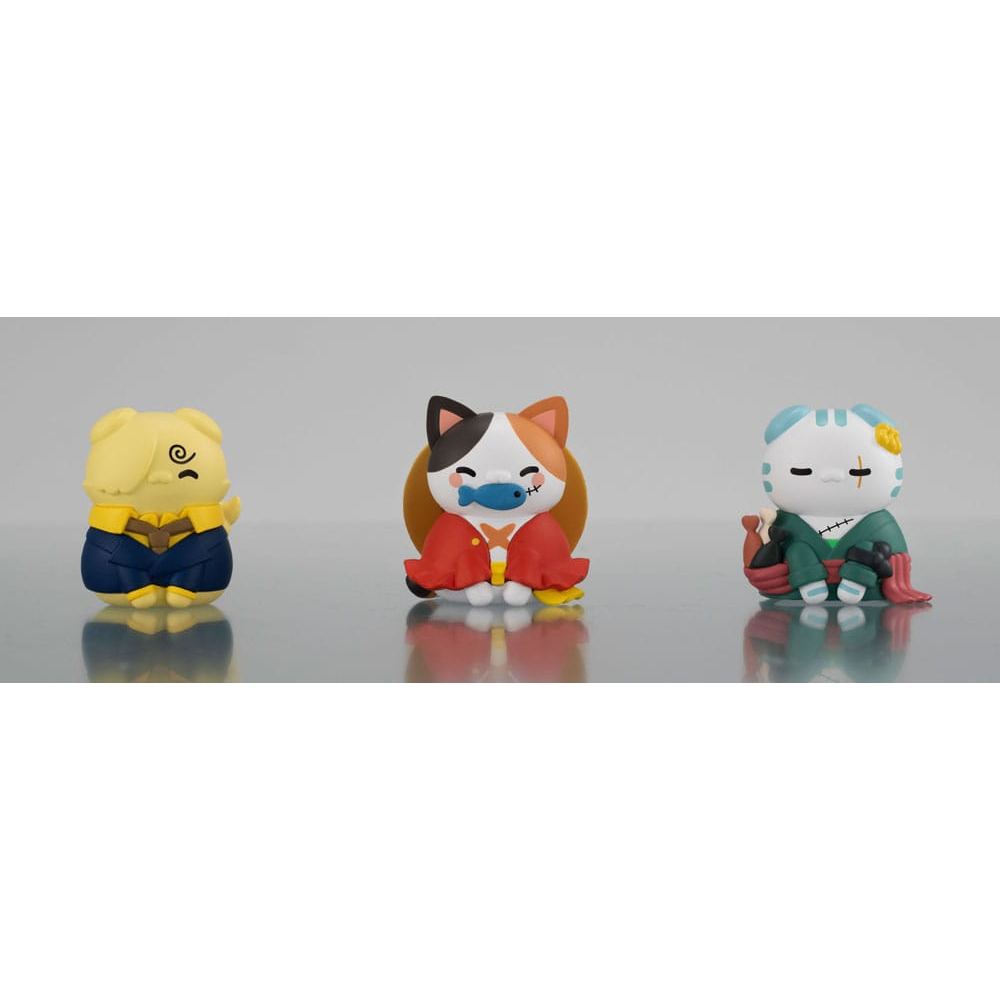 One Piece Mega Cat Project Trading Figure 3-Pack Nyan Piece Nyan! Happ ...