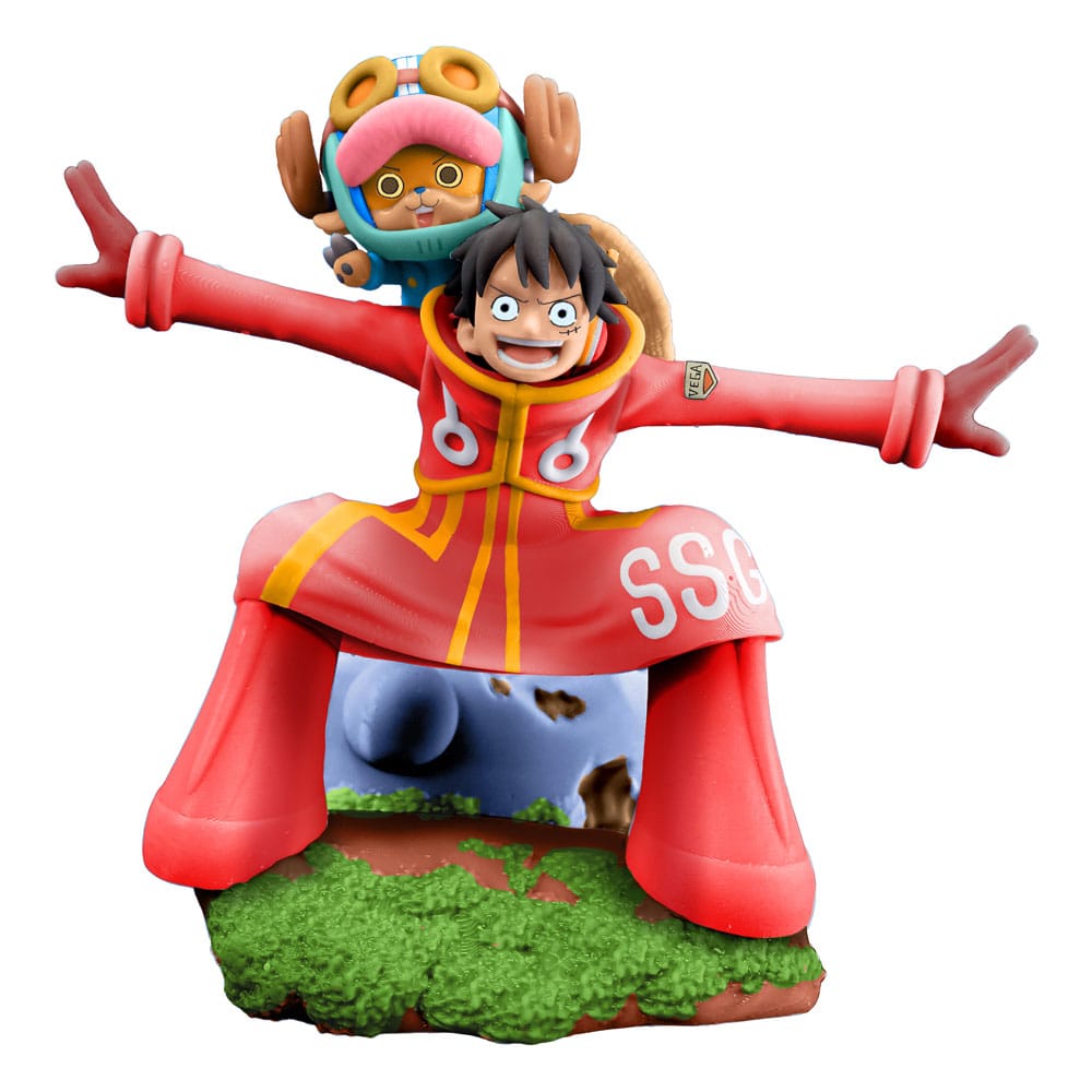 One Piece Petitrama PVC Mini Statue Logbox Re Birth Egghead Set 9cm ...