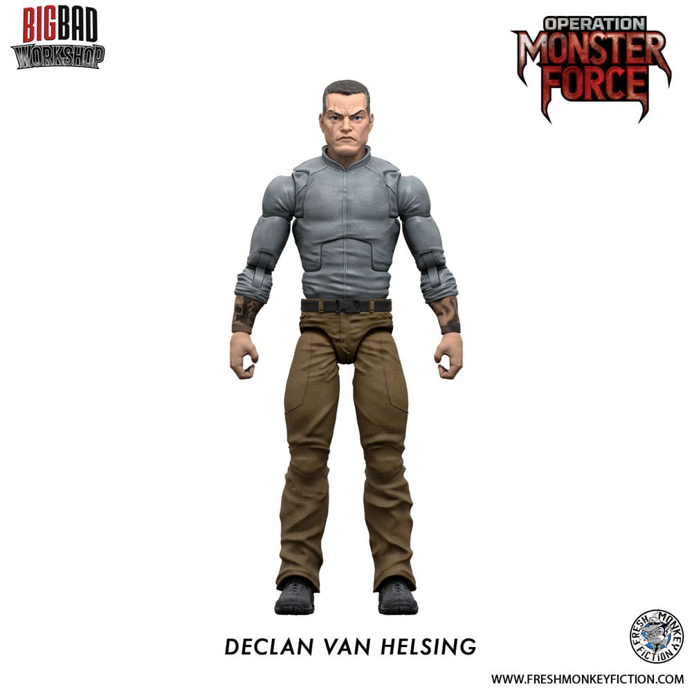 Operation: Monster Force Action Figure 1/12 Declan Van Helsing 15cm ...