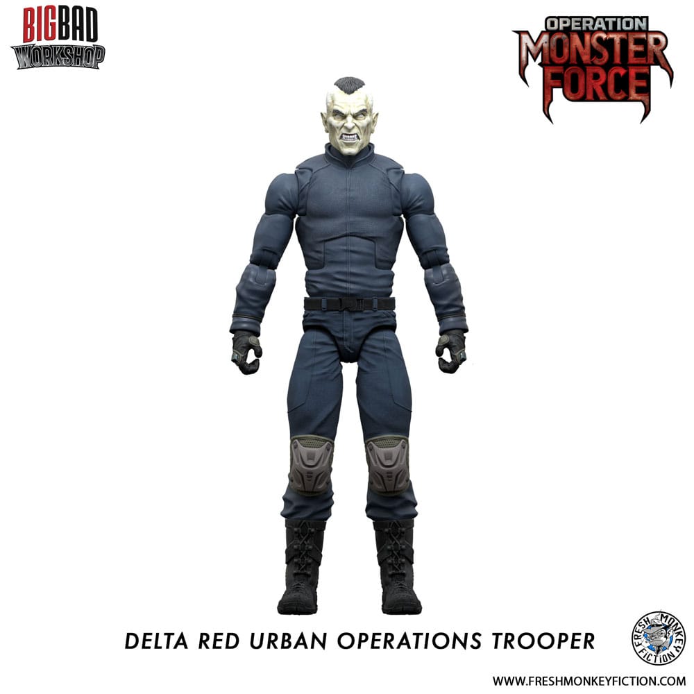 Operation: Monster Force Action Figure 1/12 Delta Red Urban Operations ...